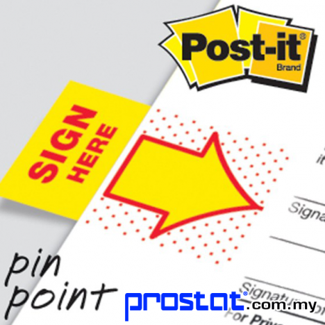 3M Post-It Flags 680 Sign Here | Best Price Promotion Online