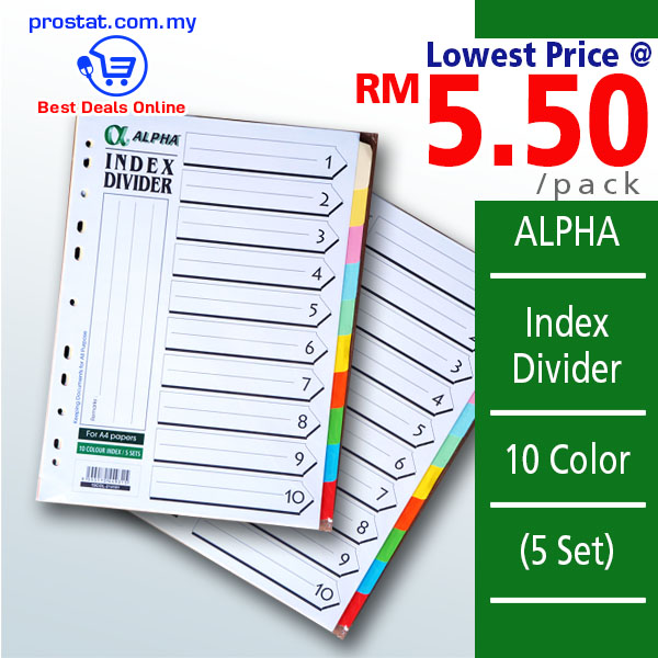 Index Divider | One-Stop Online Office Supplies