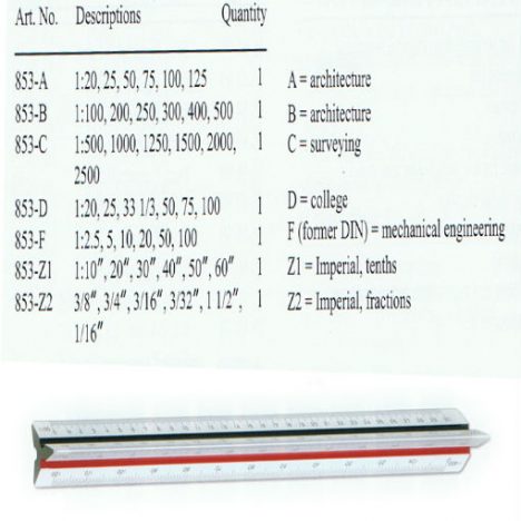 Faber Castell Scale Ruler 853-B - Cheapest Online | One-Stop Online ...