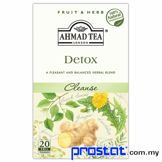 Ahmad Tea London – Detox 20 Teabags | One-Stop Online Office Supplies
