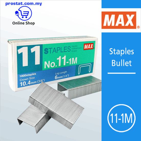 Max Staples 11-1M Bullet | Lowest Online Promotion Price