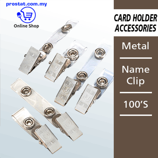 Metal Name Clip 100'S - Lowest Price | Office Supplies Malaysia | A4 ...