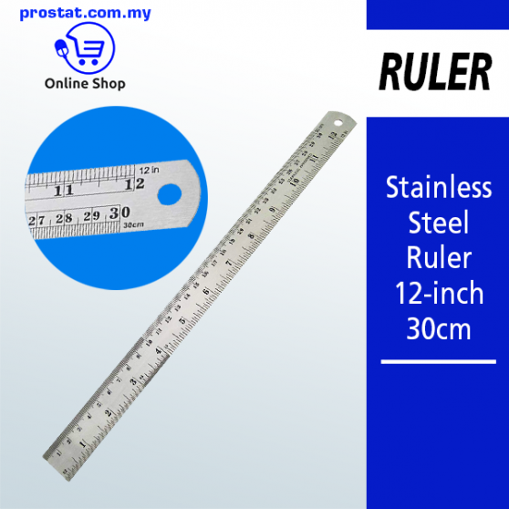 Stainless Steel Metal Ruler | Best Online Office Supply