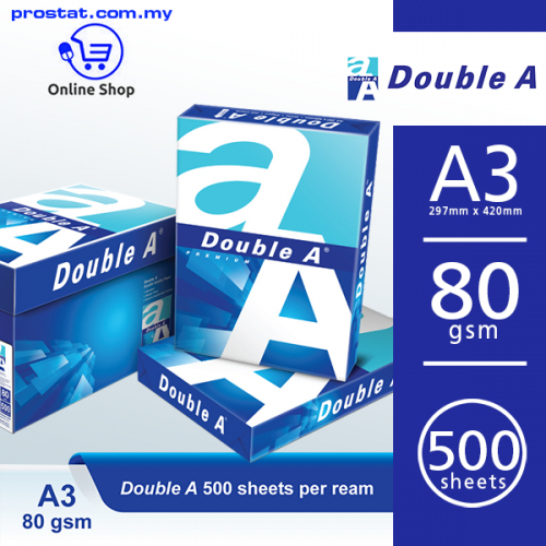 Double A A3 Copier Paper 80gsm | Best Price Promotion Online
