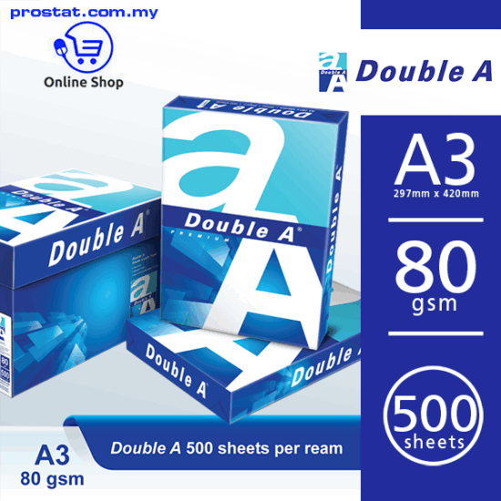 Double A A3 Copier Paper 80gsm | Best Price Promotion Online