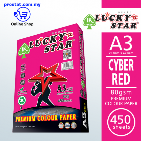 Lucky Star A3/A4 Fluorescent Paper 450's CS350 | Best Price