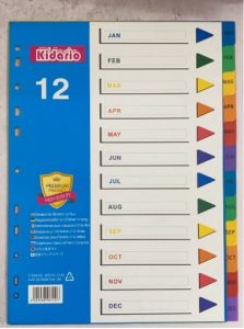 Kidario PP Color Index Divider A-Z (KID12-20AZ) | Best Price