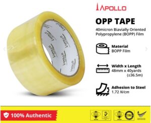 Apollo OPP Packaging Tape | Best Offer Online Promotion