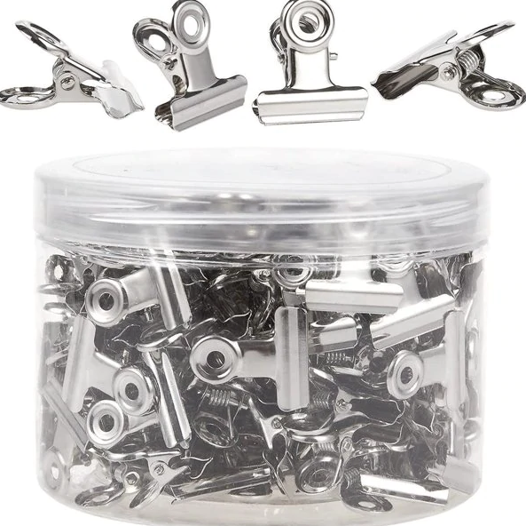 Metal Silver Round Spring Clip | Lowest Price Office Supply