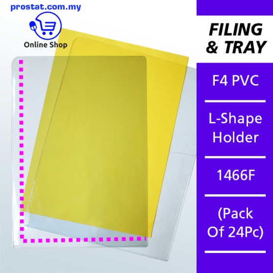 F4 PVC L-Shape Holder 1466F | The Cheapest Online Promotion
