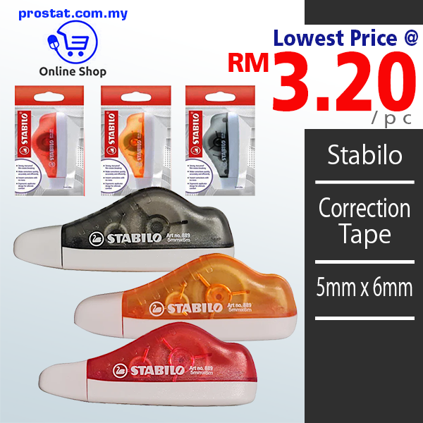 Stabilo Correction Tape - Online Price Cheapest | prostat.com.my
