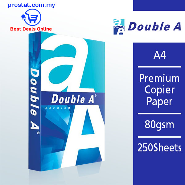 Double A A4 Premium Copier Paper 80gsm- Best Price Promotion