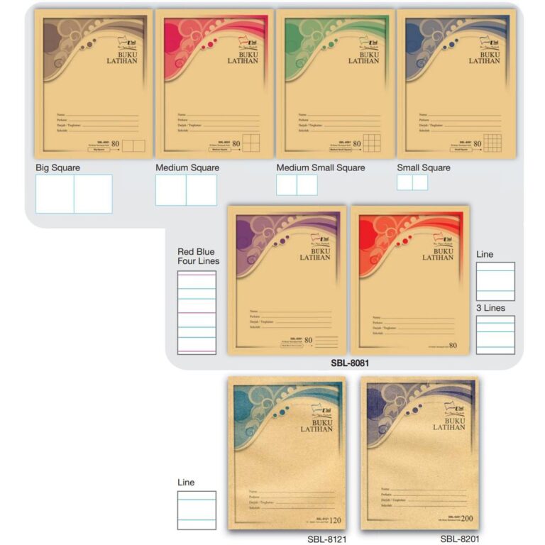 UNI Brown Exercise Book 80pgs - Big Square - Cheapest Promo | One-Stop ...