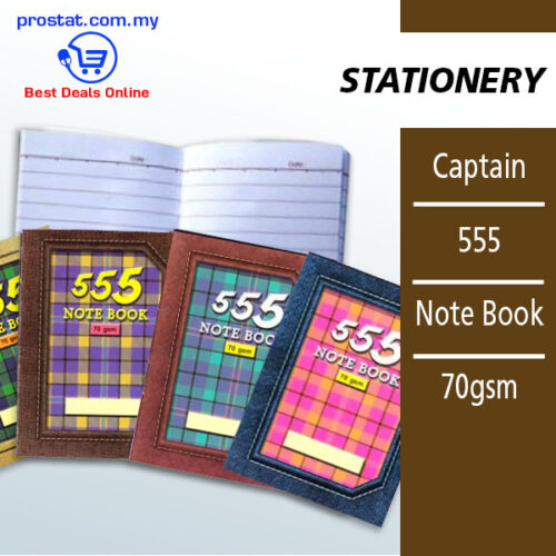 Captain 555 Note Book 70gsm - Cheapest Online Price.