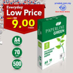 Paperline Green A4 Copier Paper 70gsm | Cheapest Promotion